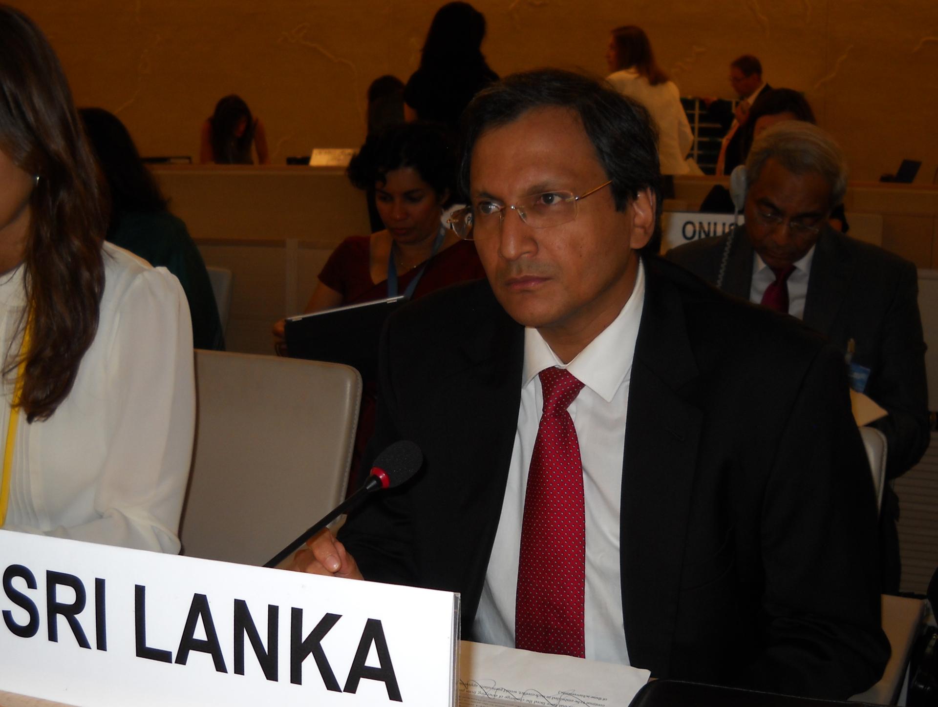 Ambassador Aryasinha delivers Sri Lanka National Statement at the 21st ...